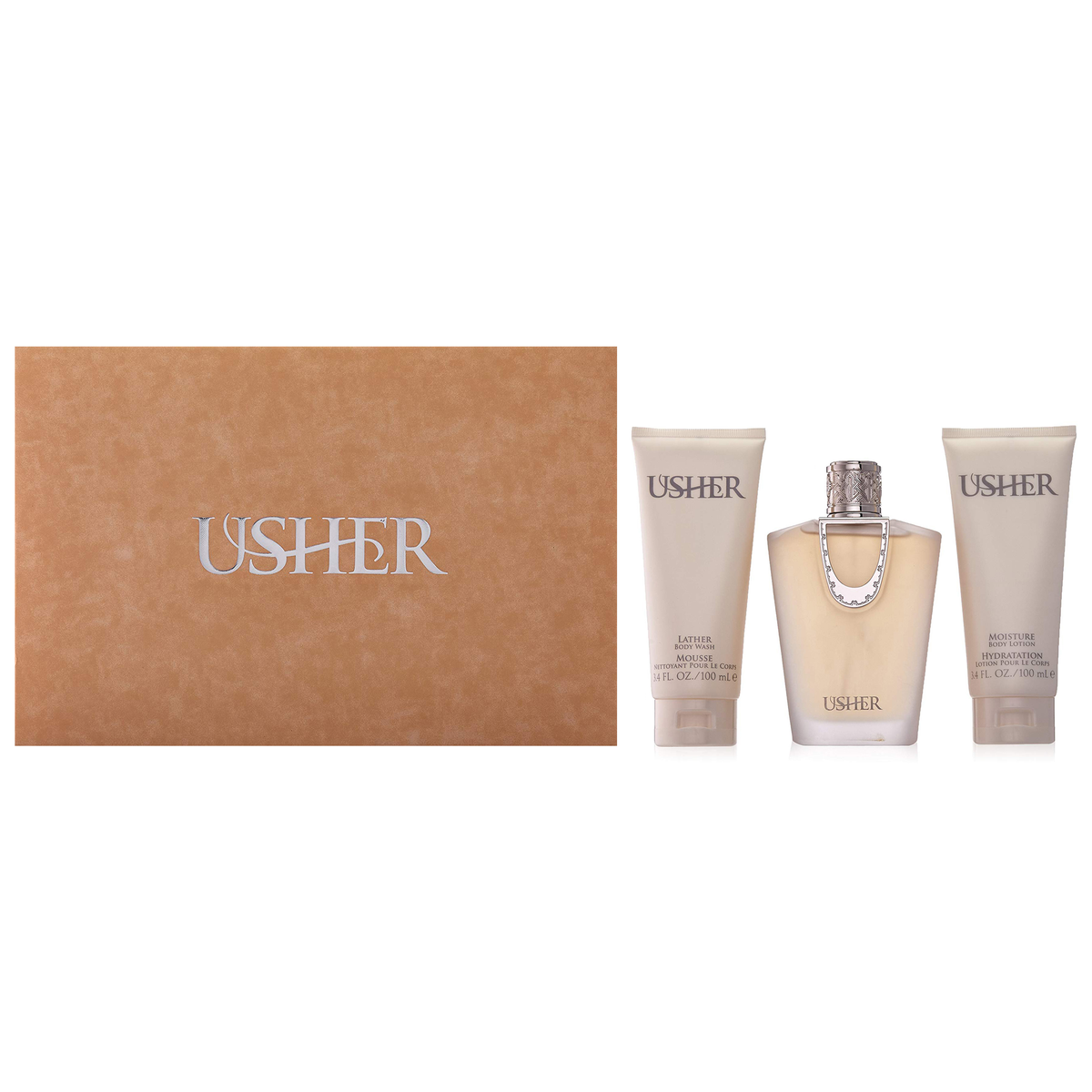 Usher by Usher 100ml EDP 3 Piece Gift Set — Perfume NZ