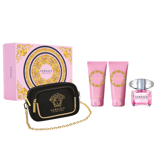 Bright Crystal by Versace 90ml EDT 4 Piece Gift Set | Perfume NZ